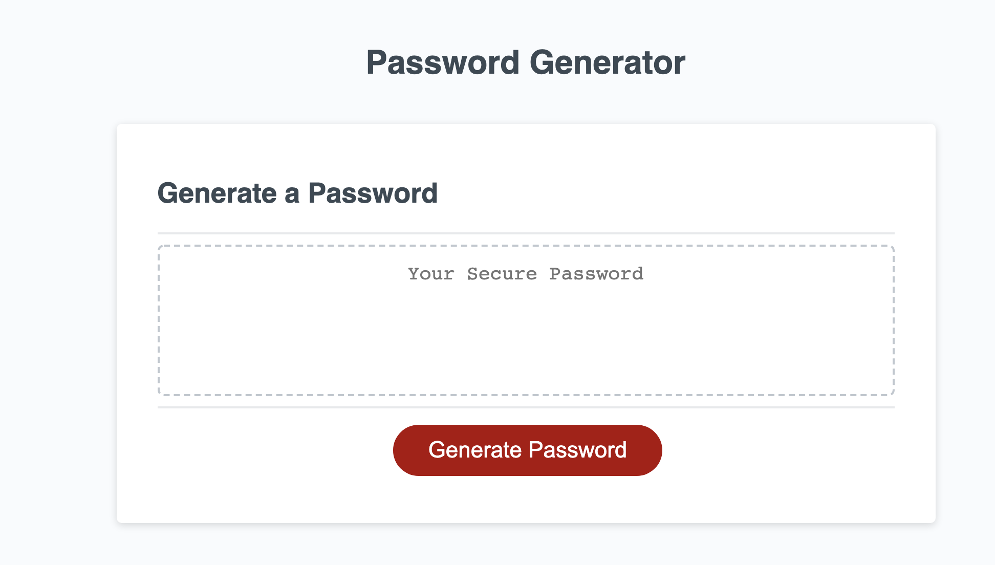 GitHub - gasokumar/HW3---Password-Generator