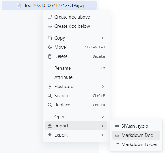 Feature Request Markdown Importexport · Issue 8257 · Siyuan Notesiyuan · Github