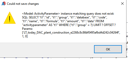 Error when creating and renaming a new database parameter · Issue #618 · LCA-ActivityBrowser ...