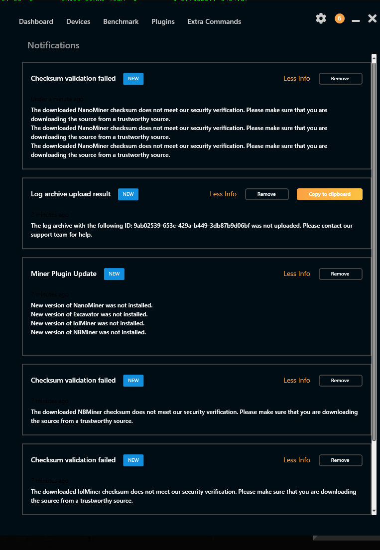 Errors miner plugin update Stable release v3.1.0.2 · Issue #2795 · nicehash/NiceHashMiner · GitHub