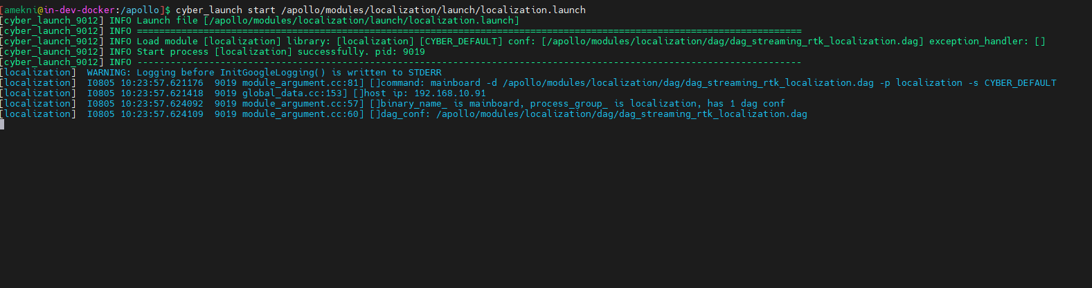 Error launch rtk_localization · Issue #14007 · ApolloAuto/apollo · GitHub