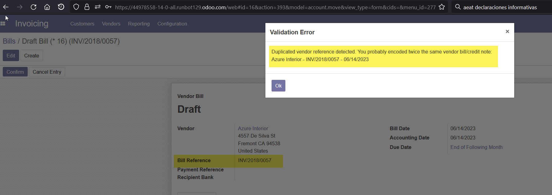 Alternative to account_invoice_supplier_ref_unique v14 without adding a field on account.move ...