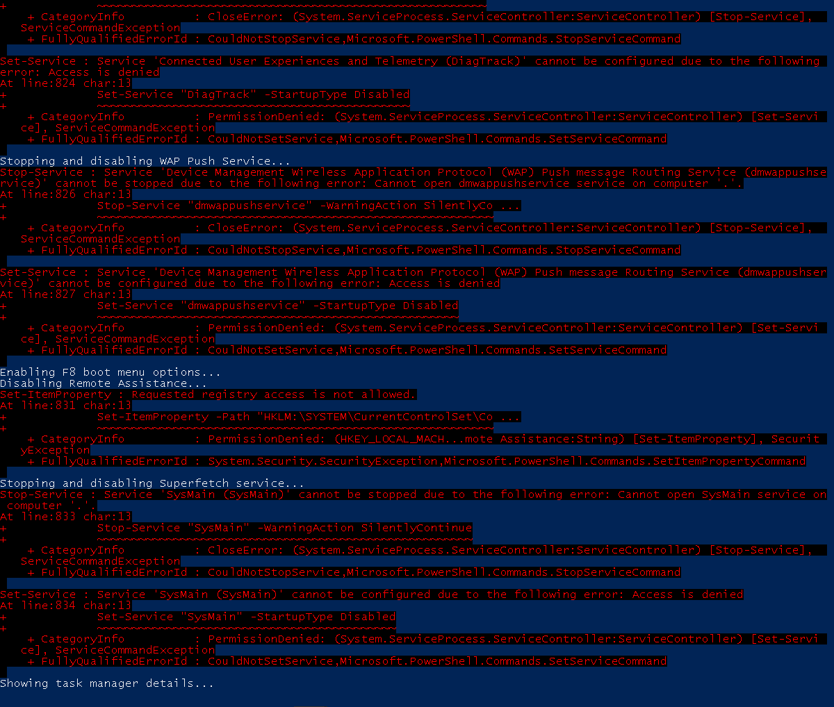 Error after today's update. · Issue #155 · ChrisTitusTech/winutil · GitHub