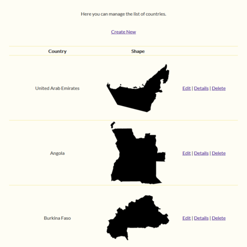 GitHub - juliakisielewicz/country-shape-quiz: Geography-themed quiz ...