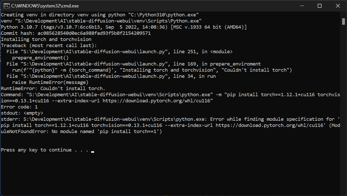 Error when installing/restarting · Issue #110 · d8ahazard/sd_dreambooth_extension · GitHub