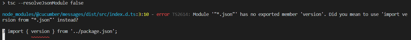 node_modules\@cucumber\messages\dist\src\index.d.ts has an import issue · Issue #67 · cucumber ...
