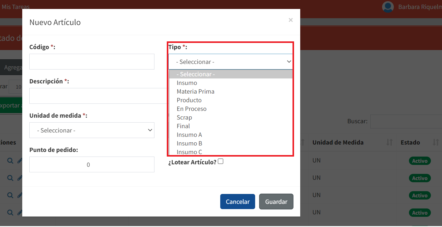 Soporte --> Stock: el filtro no muestra todos los tipos de artículos · Issue #96 · Trazalog/yudi ...