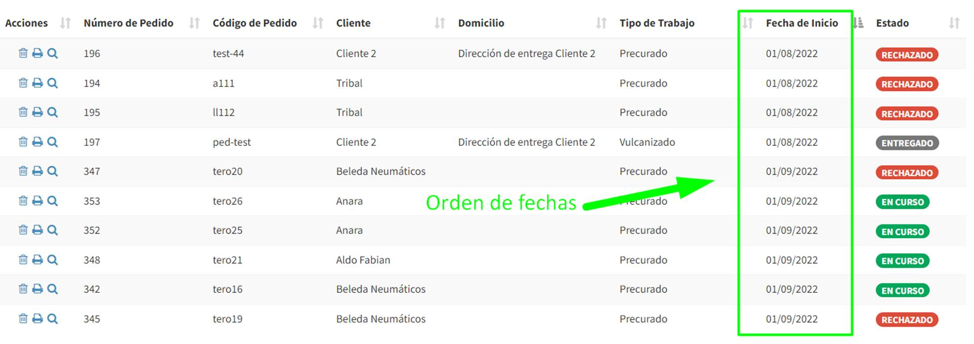Soporte--> Pedidos de trabajo: no ordena bien por fecha · Issue #116 · Trazalog/yudi-tools ...