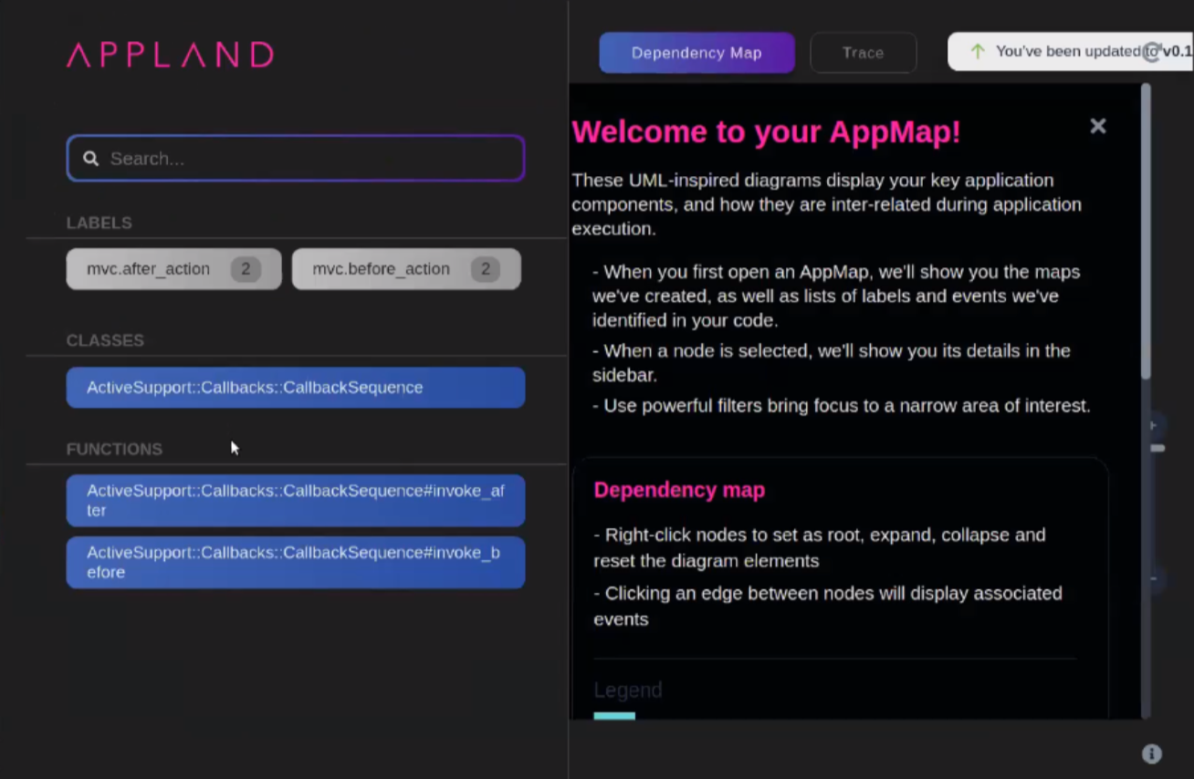 Instructions panel renders clearly in small screen sizes · Issue #261 · getappmap/appmap-js · GitHub
