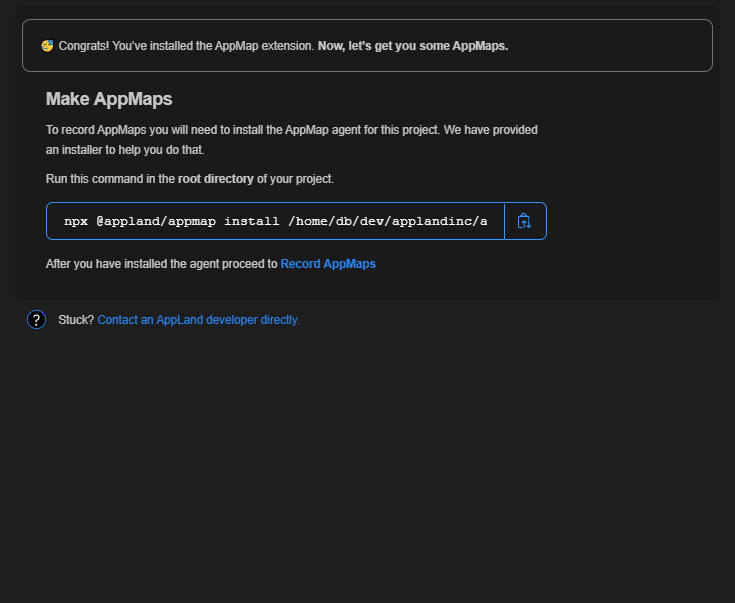 fix: Add the project path to the installer command by dustinbyrne · Pull Request #356 ...