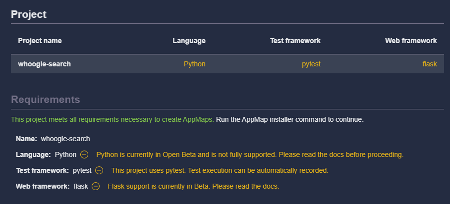 Project picker says requirements not met even though it's all green · Issue #110 · getappmap ...