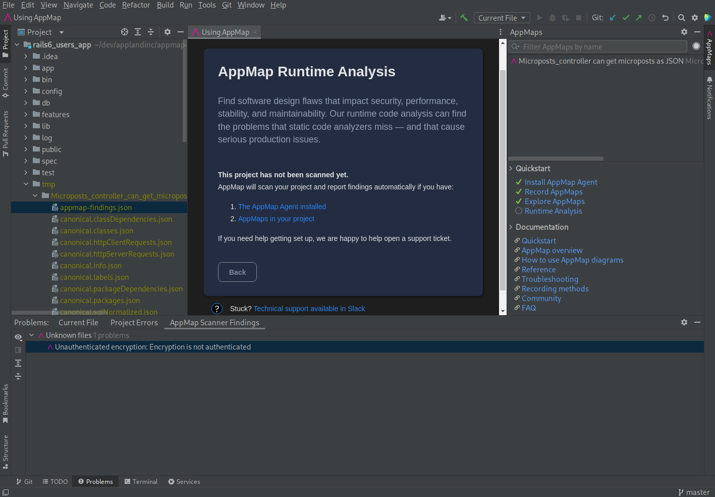 Project Does Not Report As Being Scanned If The Finding Is Not Associated With A File · Issue