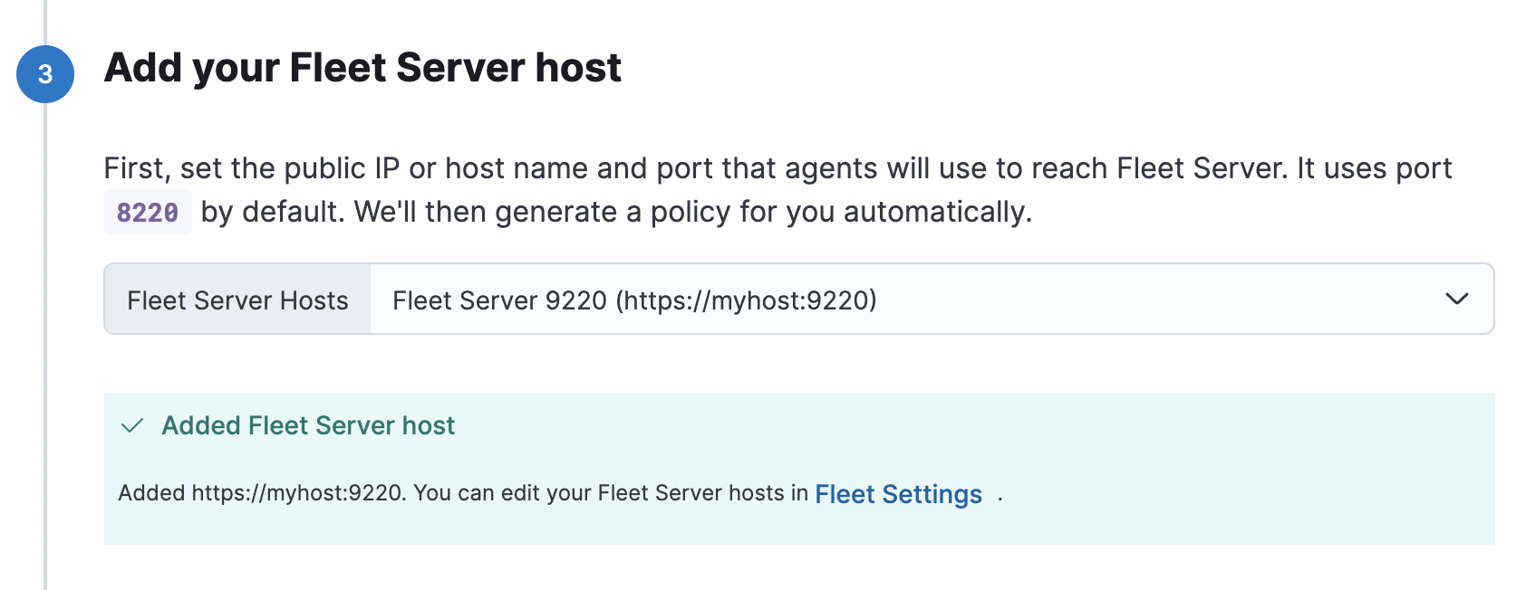 [Fleet] Fleet Server setup UX improvement/fix - Customization of Host & Port · Issue #152822 ...