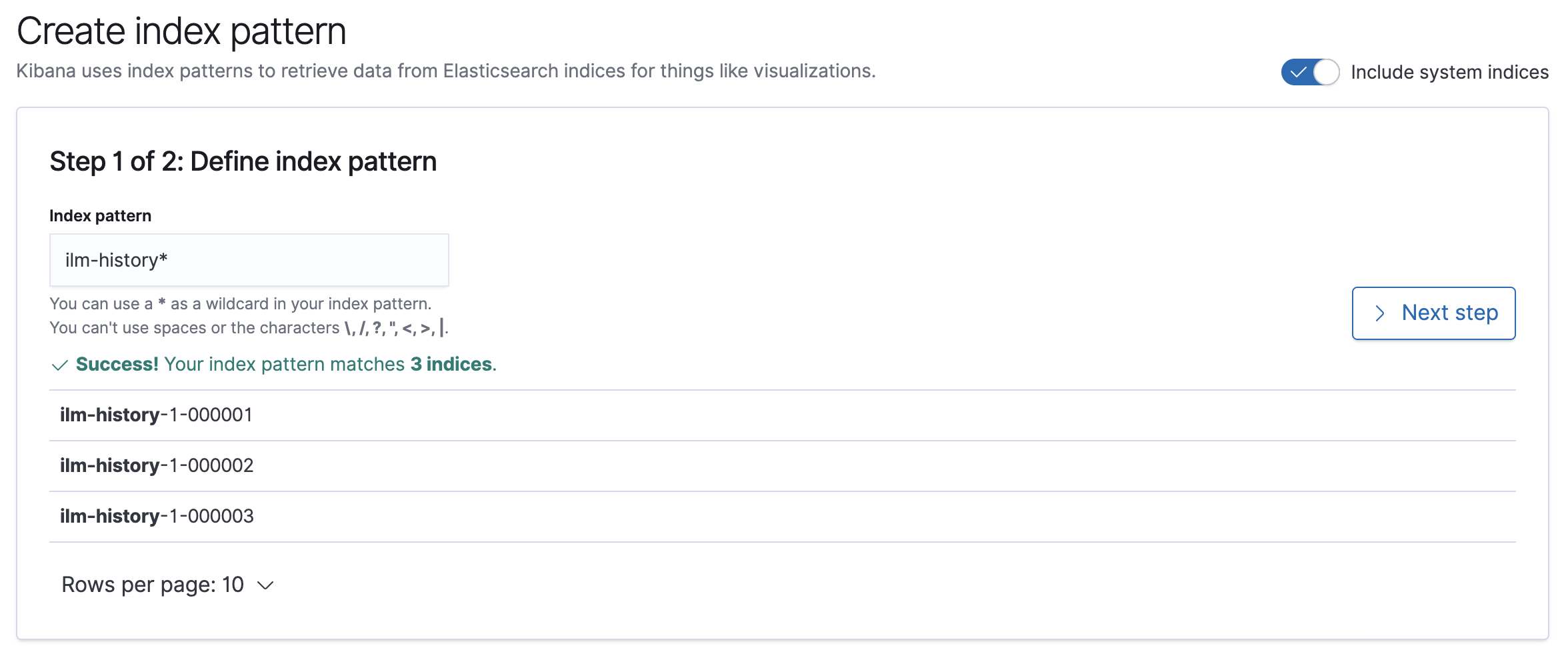 Cannot create an index pattern hitting hidden indices · Issue #67329 · elastic/kibana · GitHub