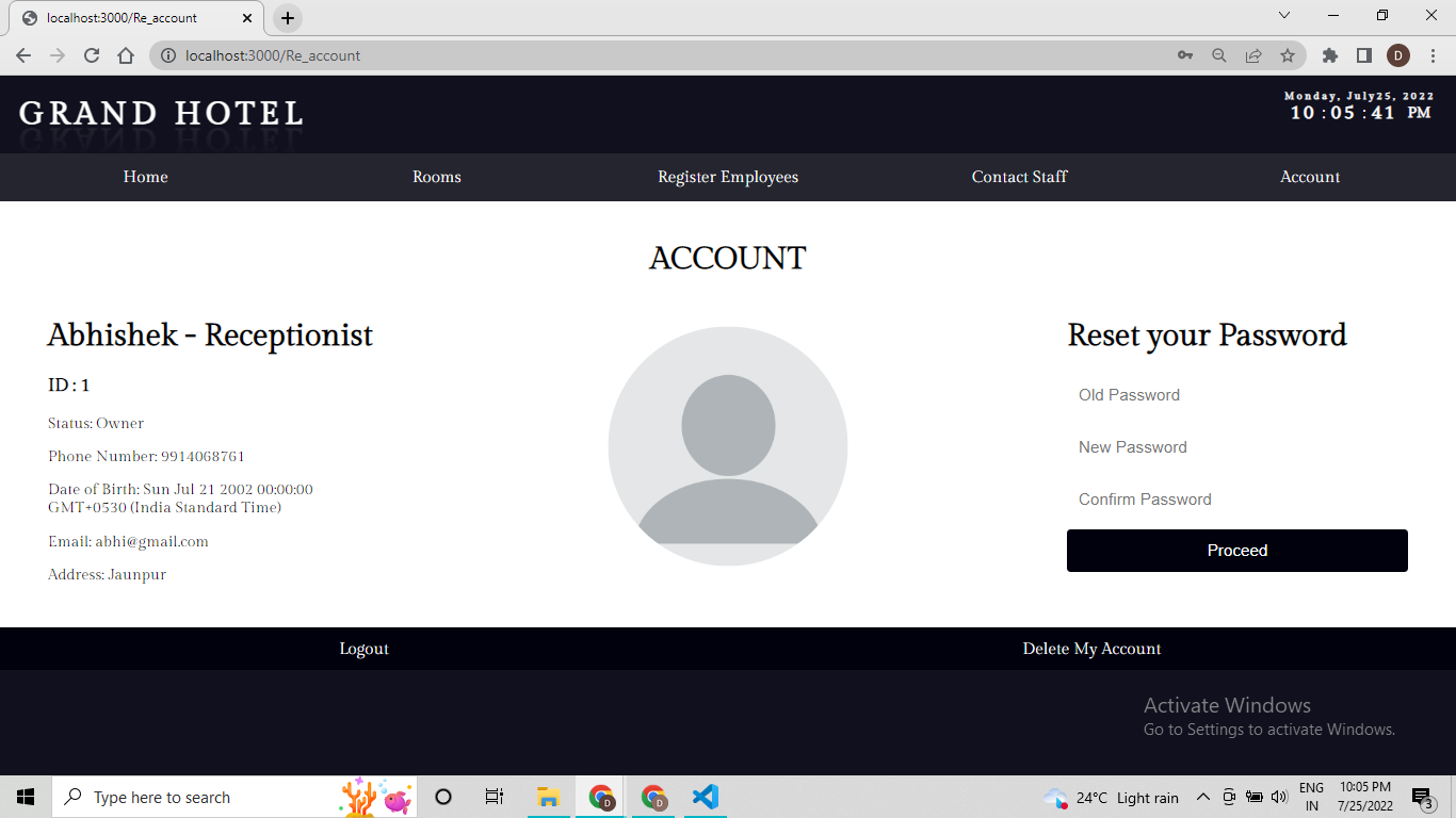 GitHub - deveshjindal77/Grand-Hotel