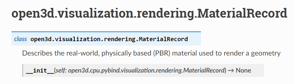 How to get possible options for class properties python API · Issue #5315 · isl-org/Open3D · GitHub