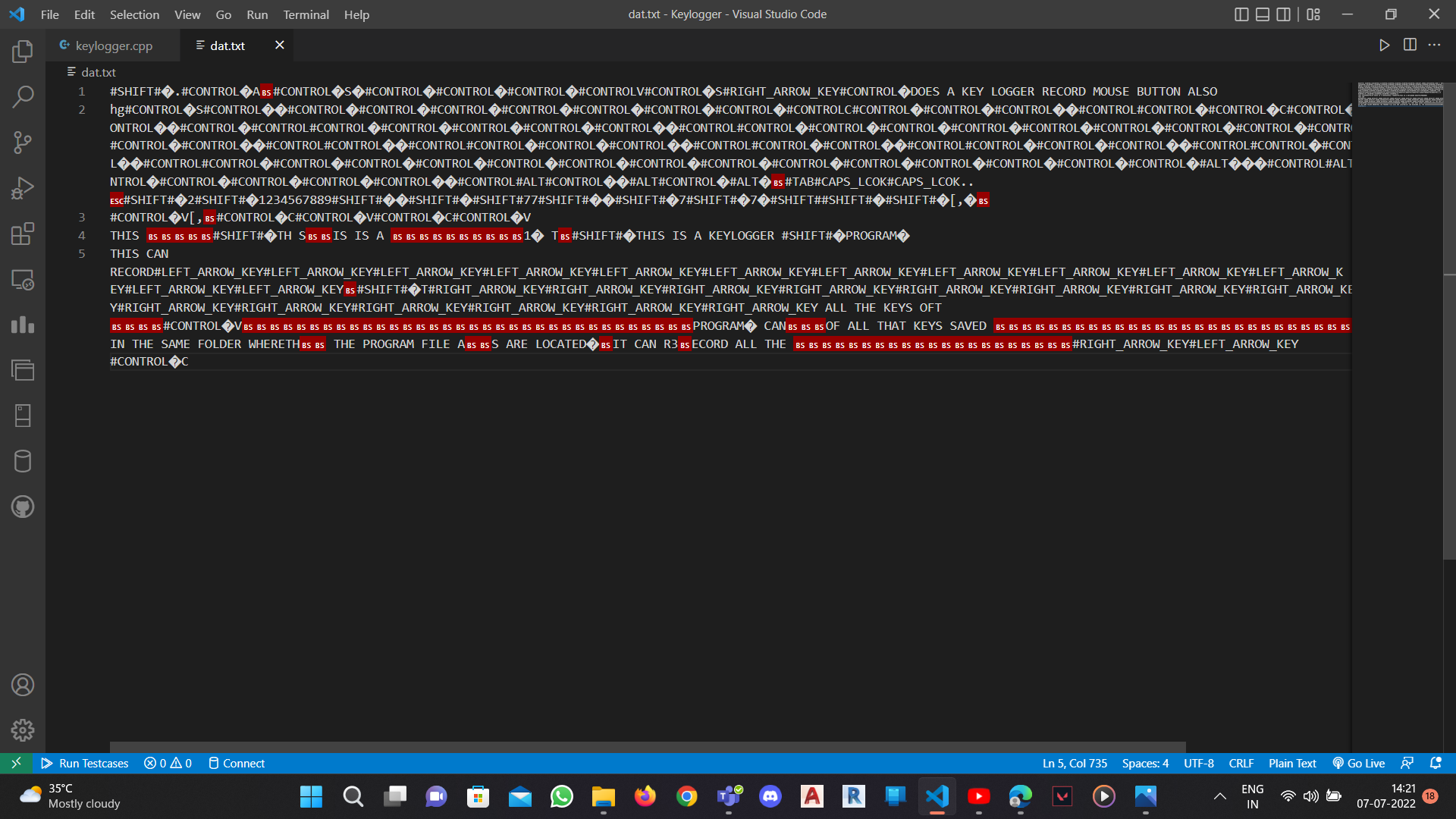 Github Abhis1077 Key Logger