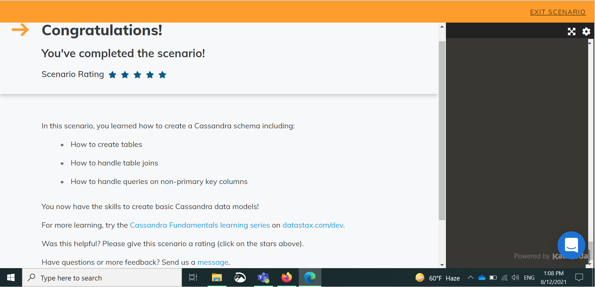[hw] · Issue 316 · Datastaxdevs Workshop Intro To Cassandra · Github