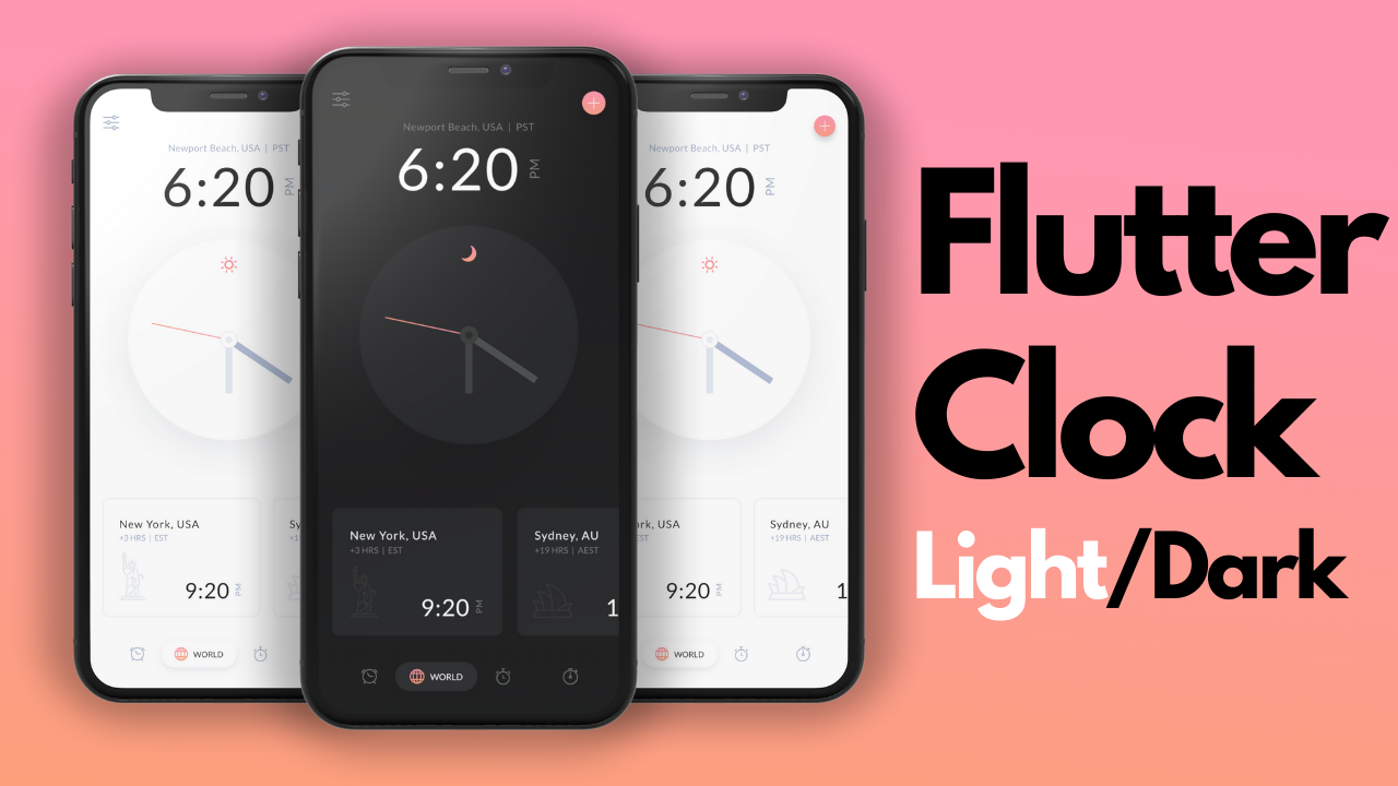 GitHub - Stanis3v/analog_clock: Flutter mobile app - UI minimalistic analog clock
