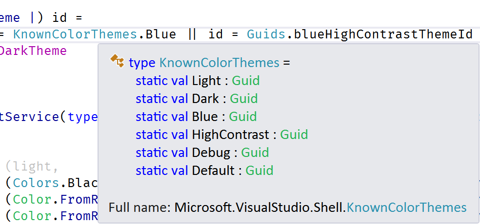 No semantic coloring in the (new in 15.3) "Blue (extra contrast)" theme · Issue #3436 · dotnet ...