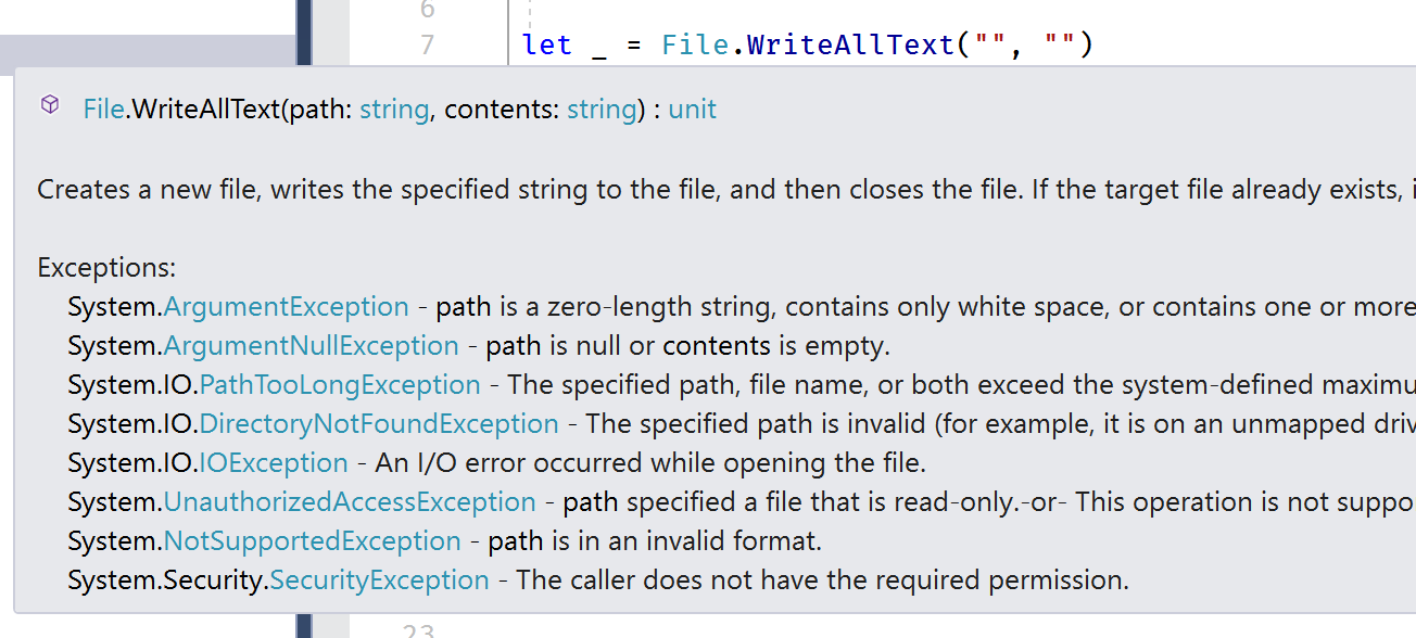 No XML Doc in tooltips · Issue #3615 · dotnet/fsharp · GitHub