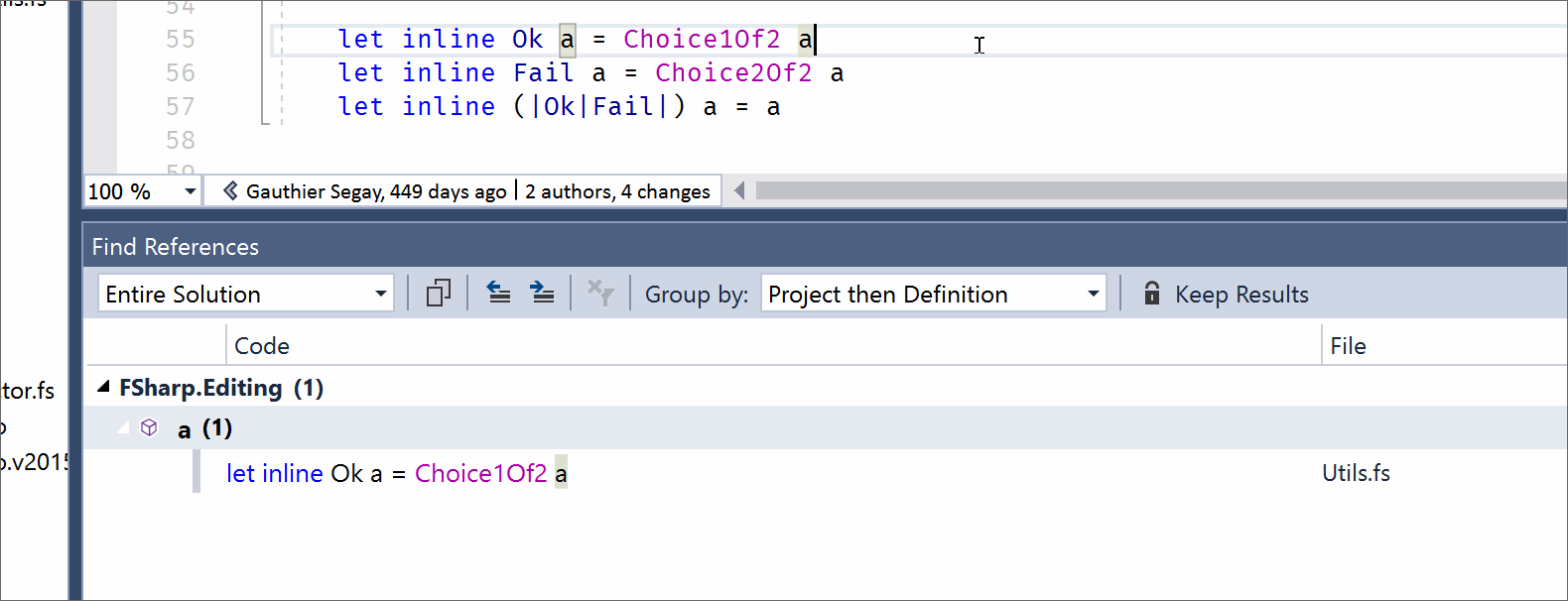 Find all references hangs forever on any part of active pattern · Issue #3756 · dotnet/fsharp ...