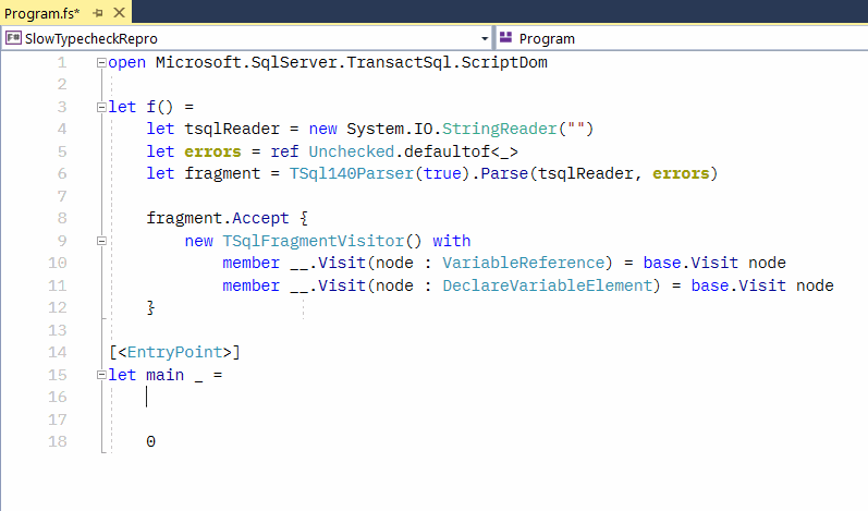 Unacceptable completion performance on a project that has ProvidedTypes.fs(i) included · Issue ...