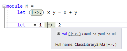 No tooltip / symbol highlighting / etc. for operators that ends with dot · Issue #3424 · dotnet ...