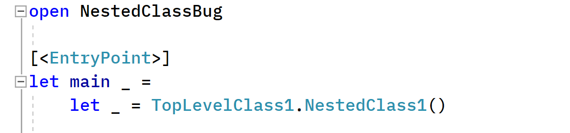 Open statement considered unused for nested types uses · Issue #5292 · dotnet/fsharp · GitHub