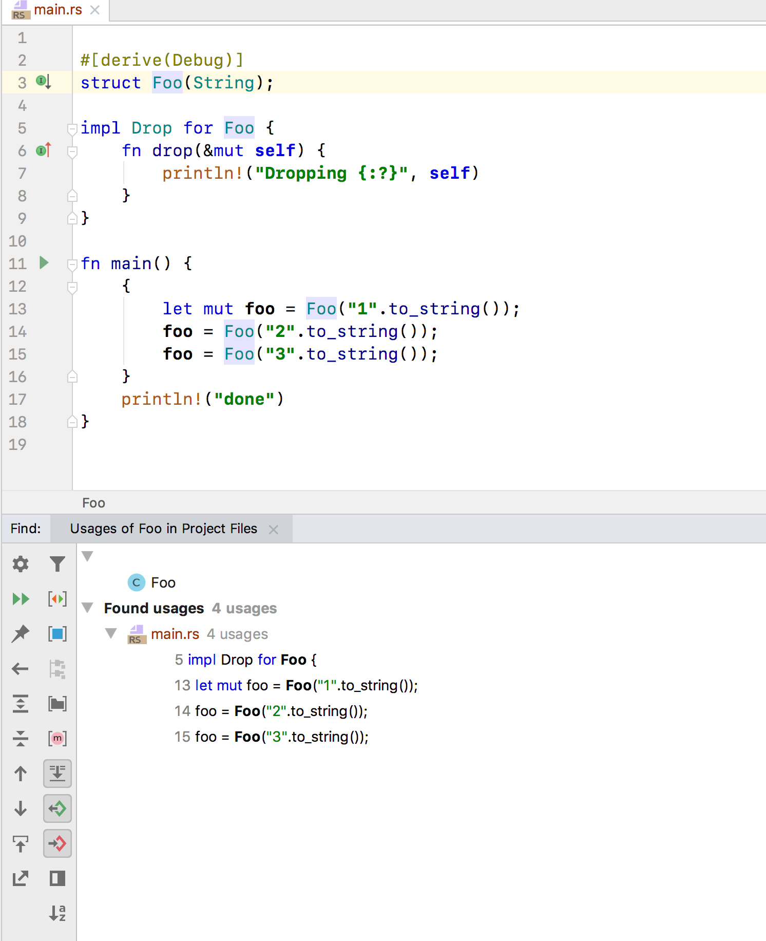 Group by usage type in Find Usages results with wrong grouping · Issue #2672 · intellij-rust ...