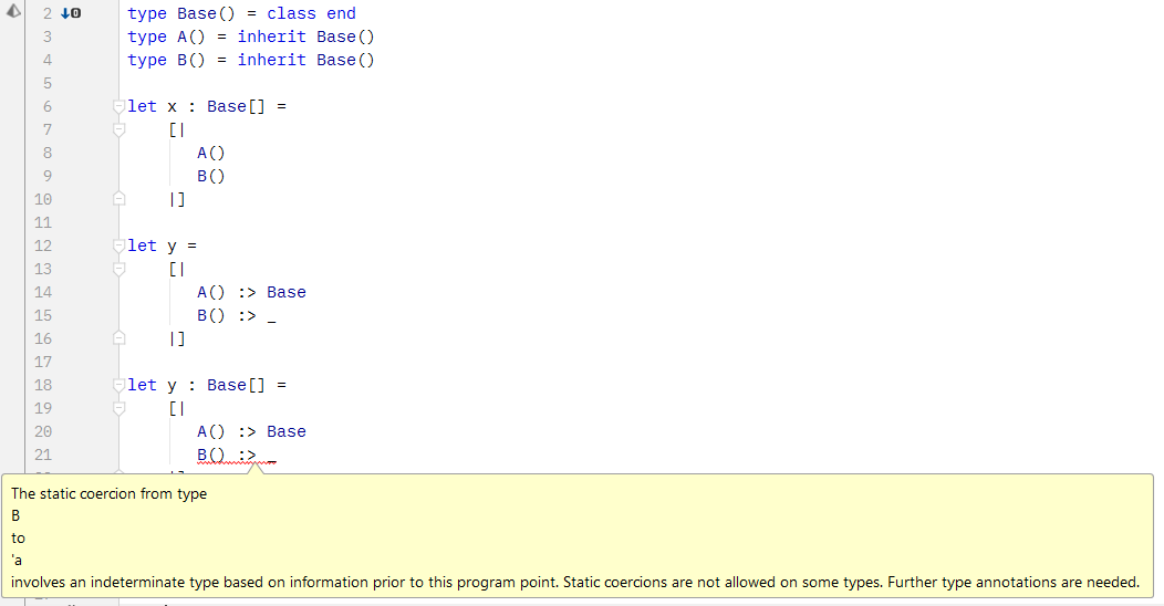 Automatic Cast Is Broken Inside Array Expression · Issue 5656 · Dotnetfsharp · Github