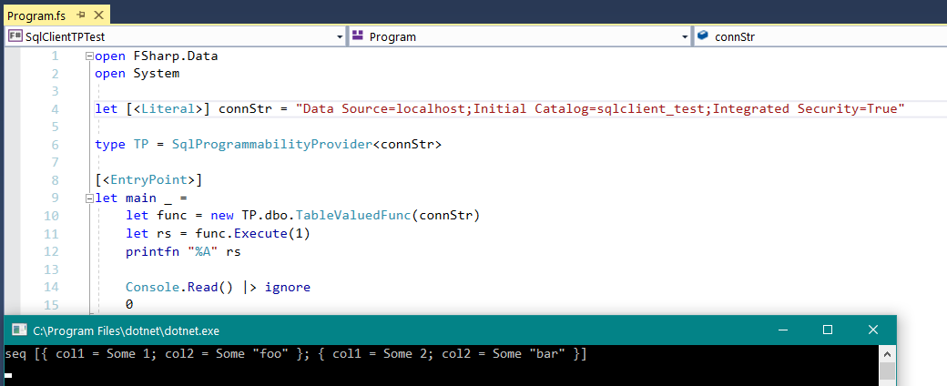 Index was outside the bounds of the array thrown for table-valued functions in 2.0.1 · Issue ...