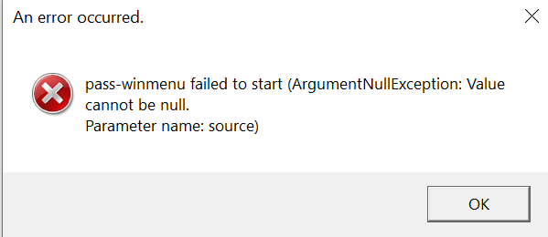 Microsoft .NET Framework - Unhandled Exception · Issue #103 · geluk ...