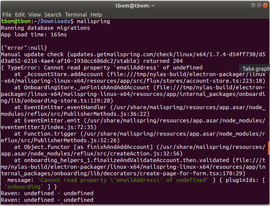 Bug: White Screen / Account Doesn't Add · Issue #1847 · Foundry376 ...