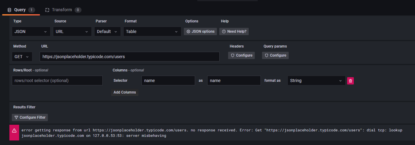 [Bug] The datasouce dont work in grafana v9.1.6 · Issue #430 · grafana/grafana-infinity ...