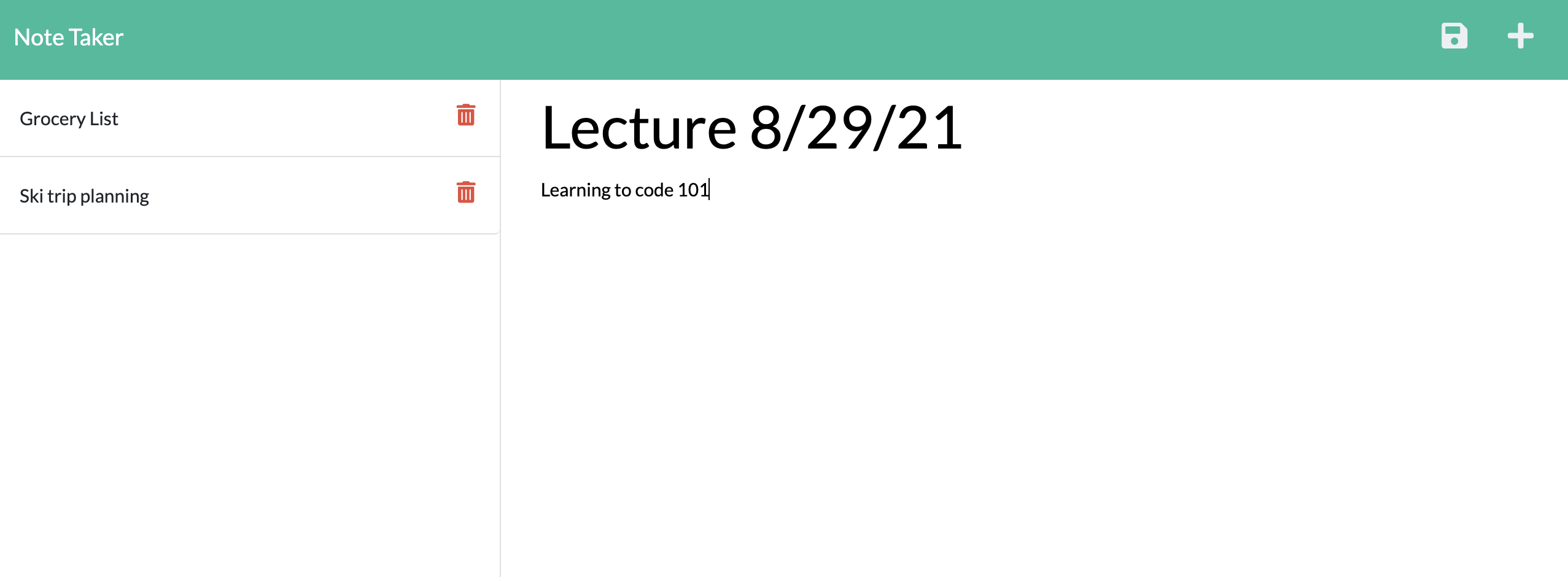 GitHub - Korbin-Sargent/Note-Taker