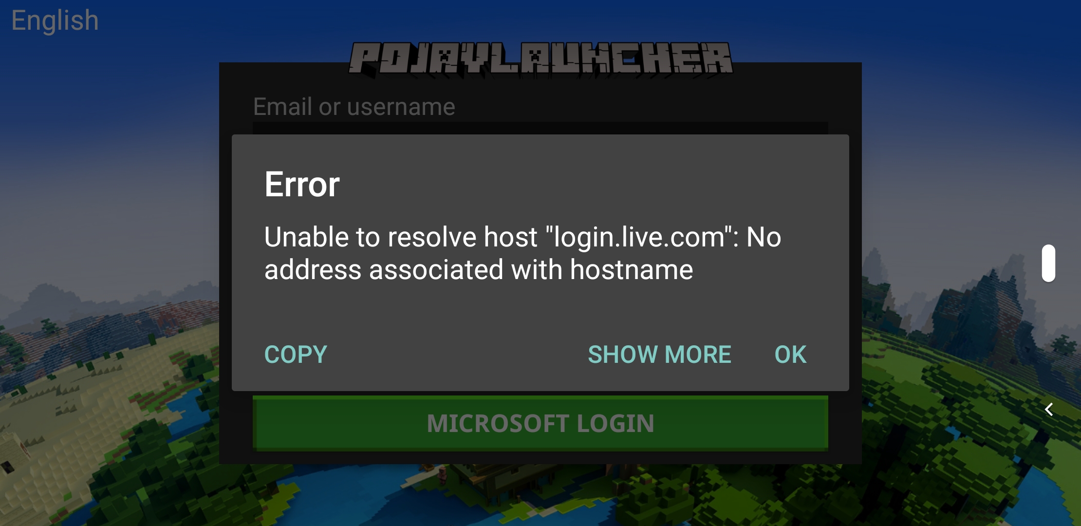 [BUG] Unable to resolve host login.live.com associated with hostname · Issue #2071 ...