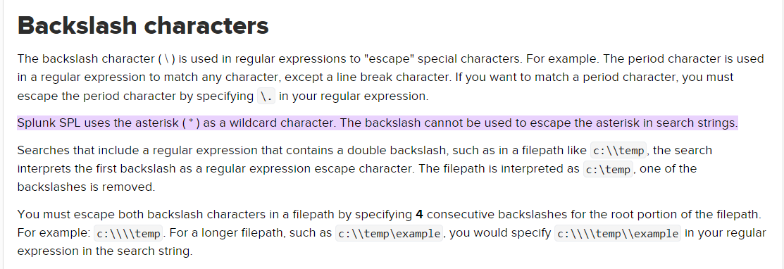 [sigmac] [splunk] literal * is not escaped · Issue #14 · SigmaHQ/legacy ...