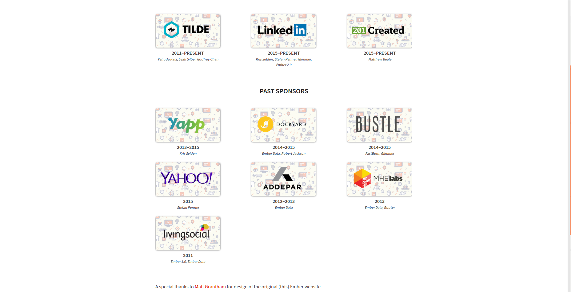 Background color for sponsors · Issue #2957 · emberjs/website · GitHub