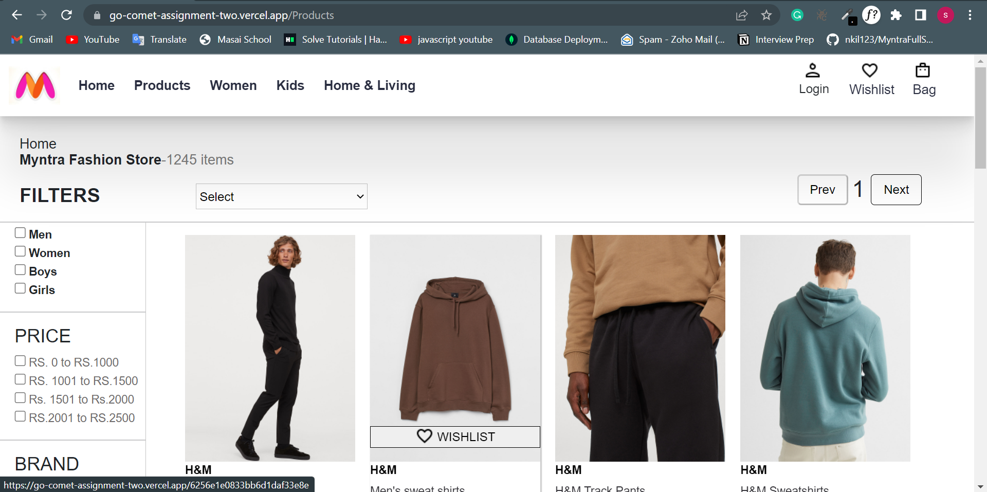 GitHub - salavisushant/Go-comet-Assignment: GoComet Assignnment