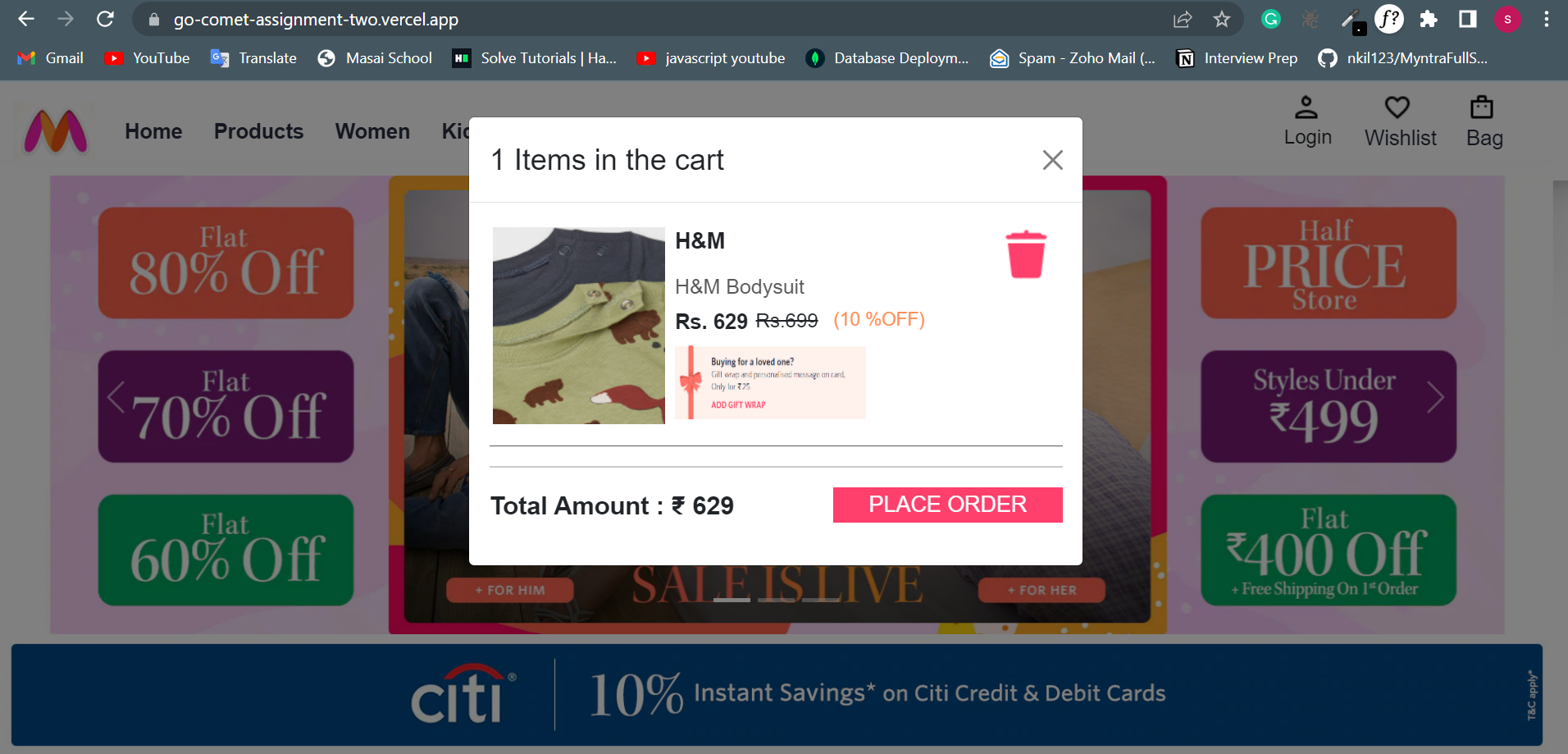 GitHub - salavisushant/Go-comet-Assignment: GoComet Assignnment