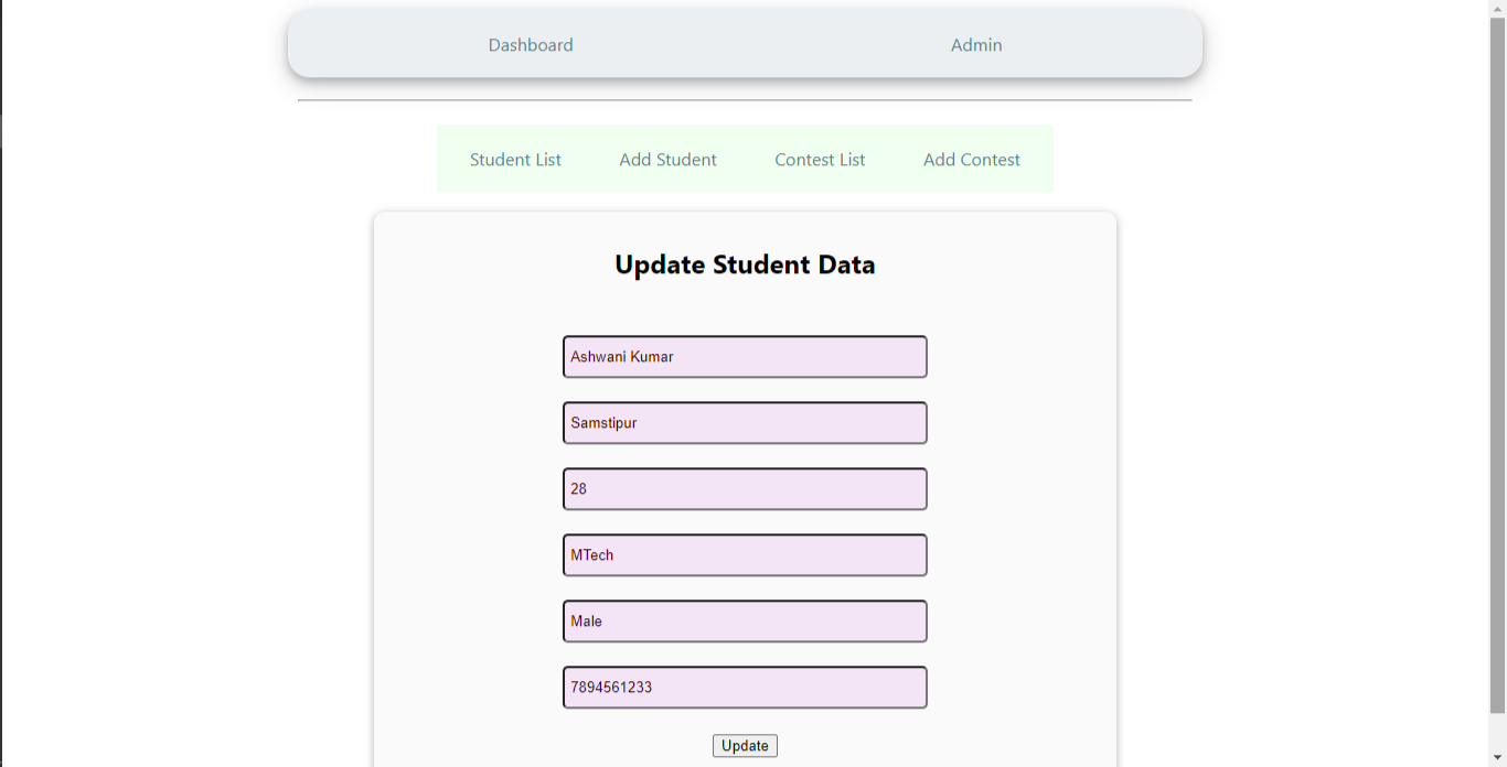 GitHub - fitrahul/Student-Management-System: This includes student ...
