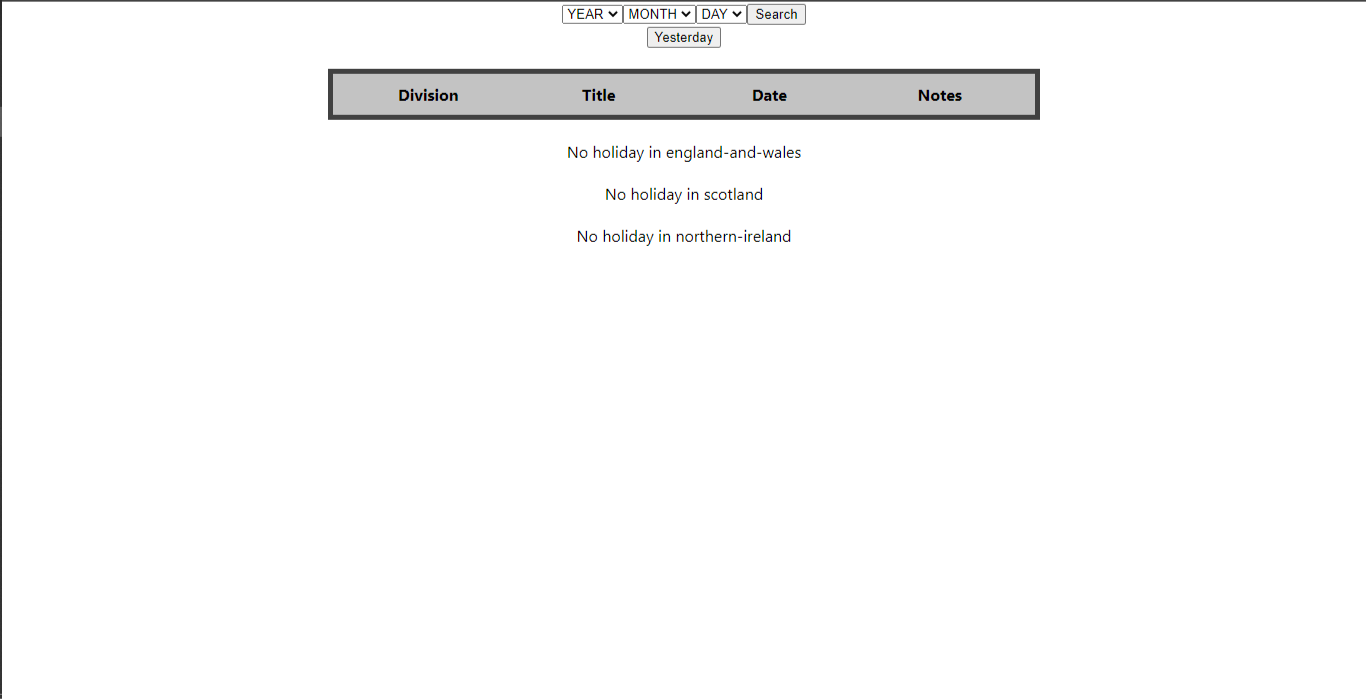GitHub - fitrahul/Tribe-Holidays: This is simple app where user can check the bank holiday in ...