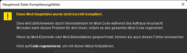 after opening the workspace it shows errors · Issue #3517 · MCreator/MCreator · GitHub