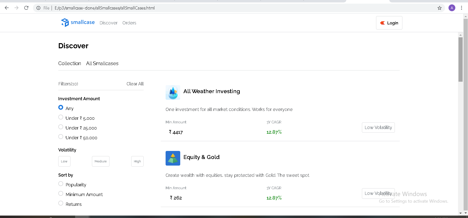 GitHub - anandKmrSharma/smallcase: Smallcase is the website where users can buy stocks and ...