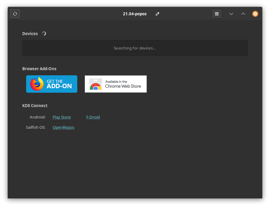 GSConnect - Searching for devices... · Issue #1142 · GSConnect/gnome ...