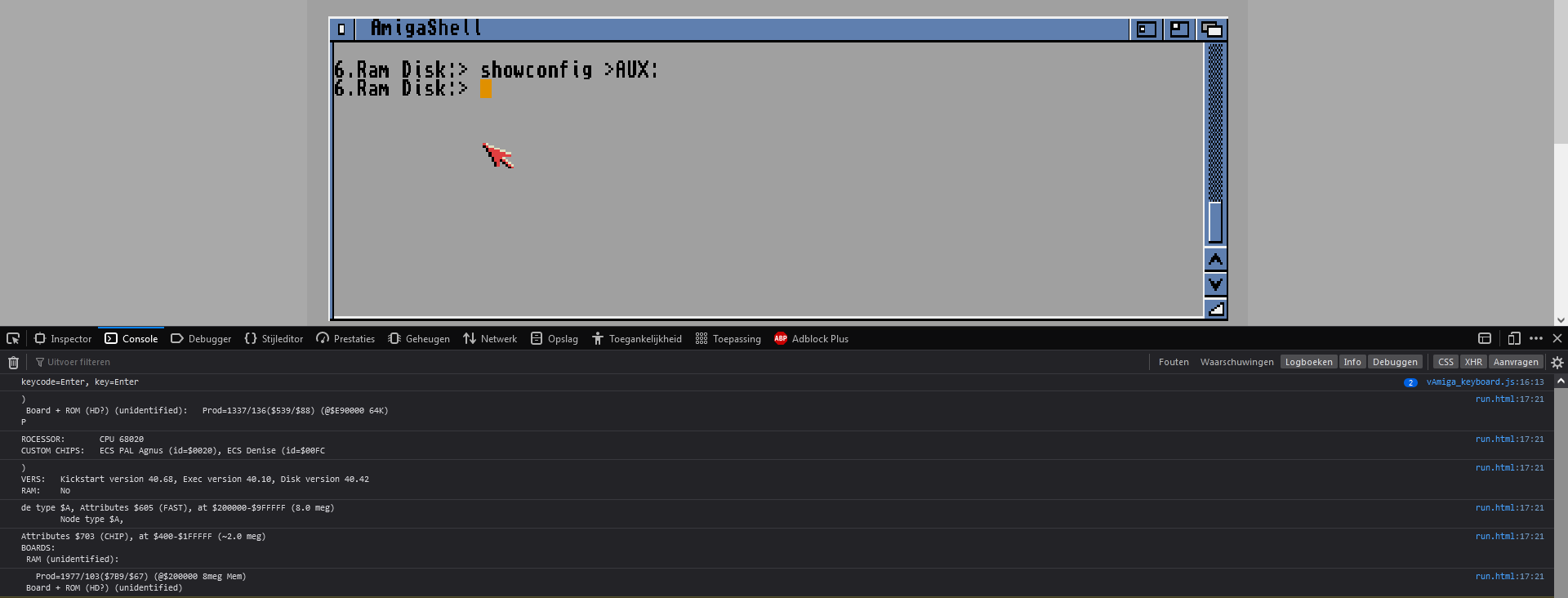 Serial port missing or not activated.. · Issue #154 · vAmigaWeb/vAmigaWeb · GitHub
