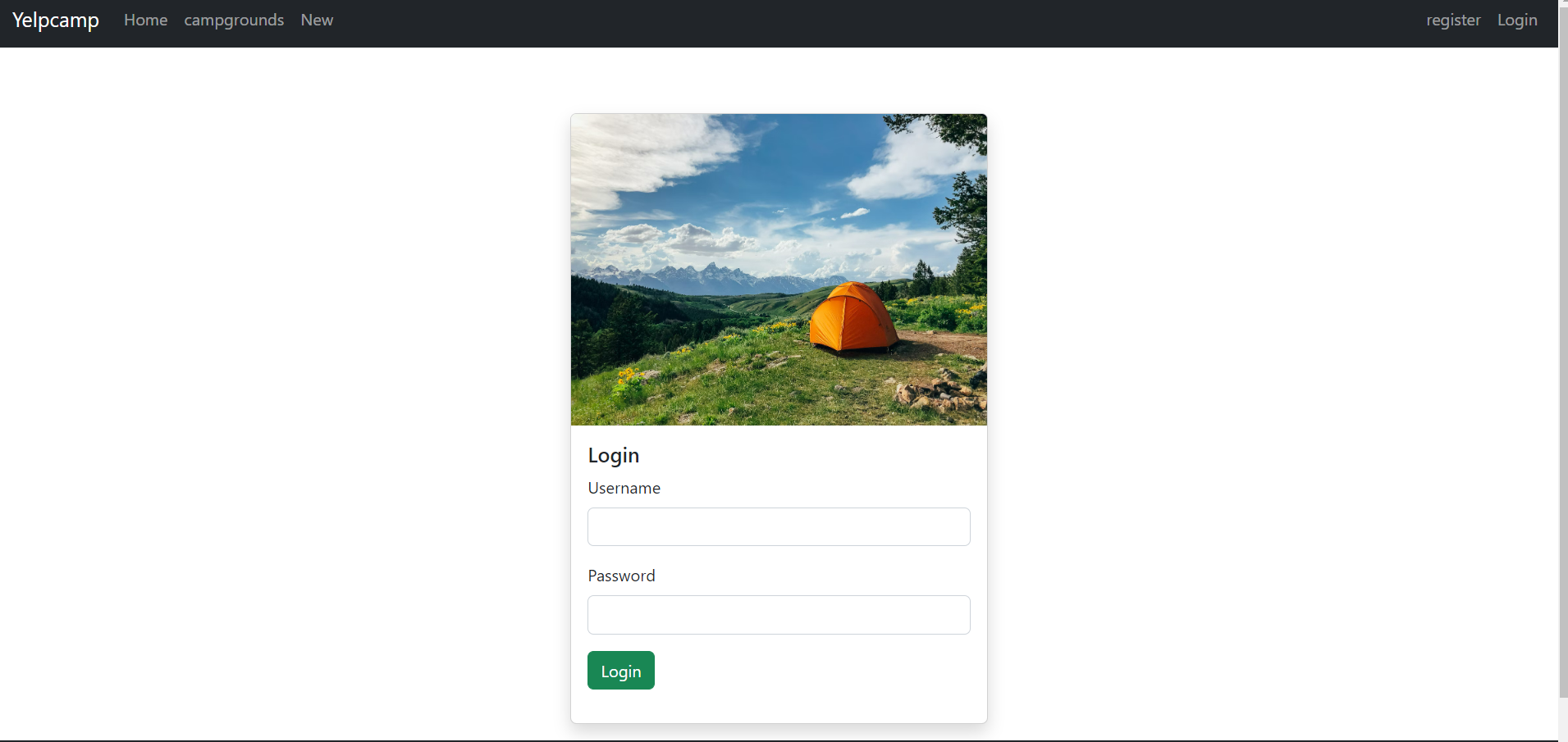 GitHub - Sushmitha1703/campgrounds: yelpcamp :)