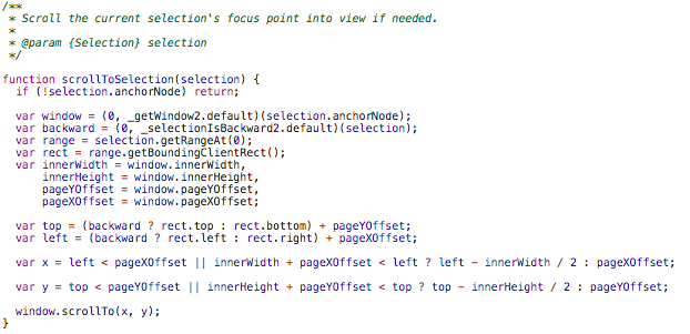 Scroll-to-cursor is broken inside scrollable containers · Issue #1032 ...