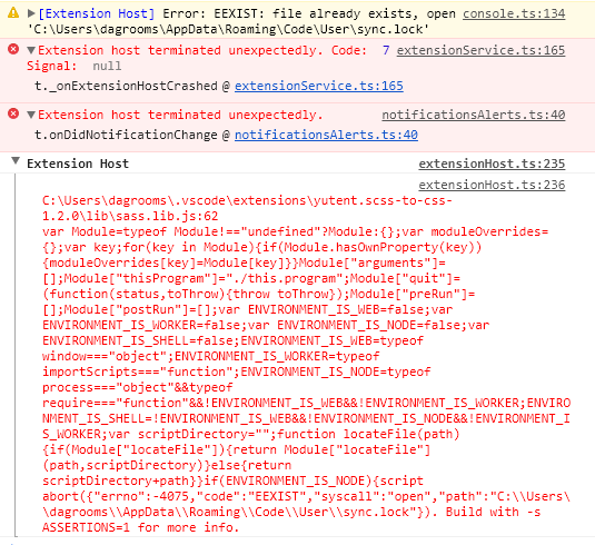 Source Control Extension Crashes · Issue #67665 · microsoft/vscode · GitHub